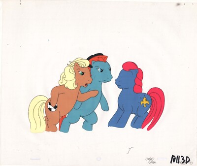 My Little Pony Original Production Animation Cel Hasbro Sunbow 1980s ...