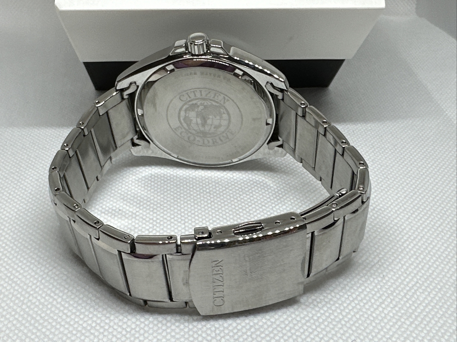 Citizen Garrison AW0050-82E Men Stainless Steel Black Dial Eco-Drive ...