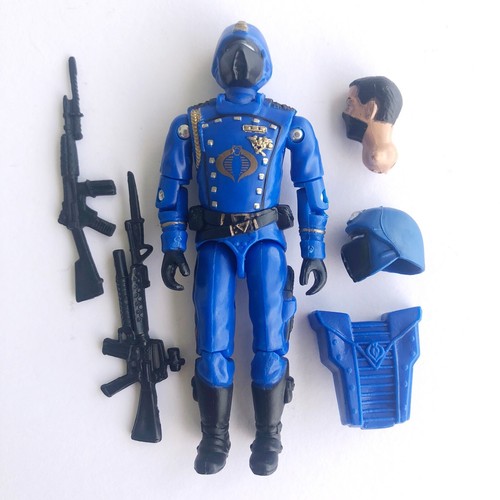 GI Joe Black Major Cobra Colbalt Crimson Guard Gold Logo 3.75" Custom ...
