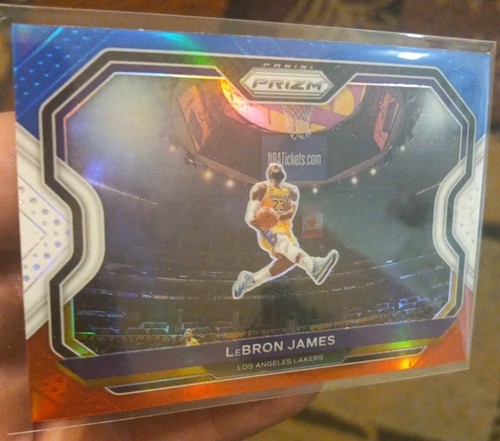 Lebron James 2020-21 Panini Prizm #1 Red White & Blue Prizm Kobe ...