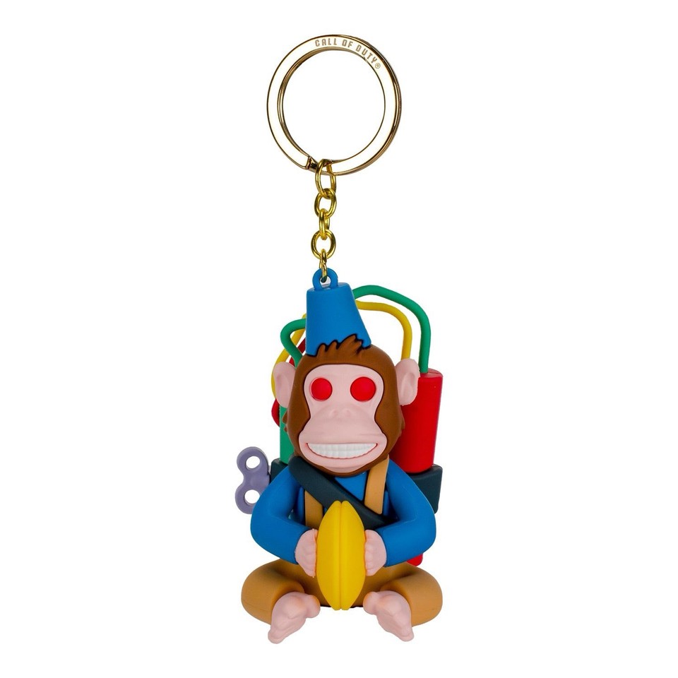 🔥 Call Of Duty Zombies Monkey Bomb Cymbal Monkey Key Chain Official ...