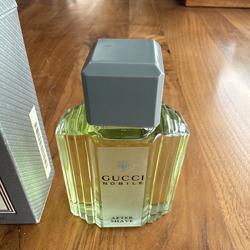 Vintage Gucci Nobile After Shave Splash 2 fl oz RARE Grey Cap | eBay