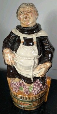 Vintage Barsottini Vino Rosso Decanter Friar Monk Smashing Grapes Banfi ...