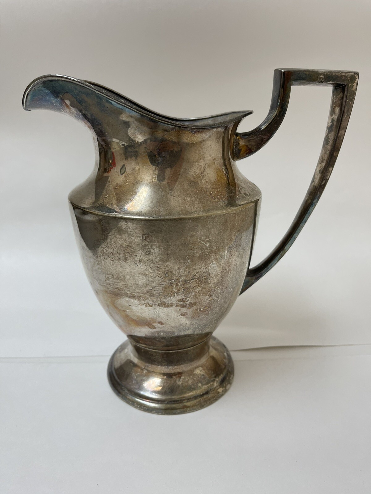 Antique APOLLO SHEFFIELD "B.R.S. NICKEL-SILVER" PITCHER USA MADE #3505 ...