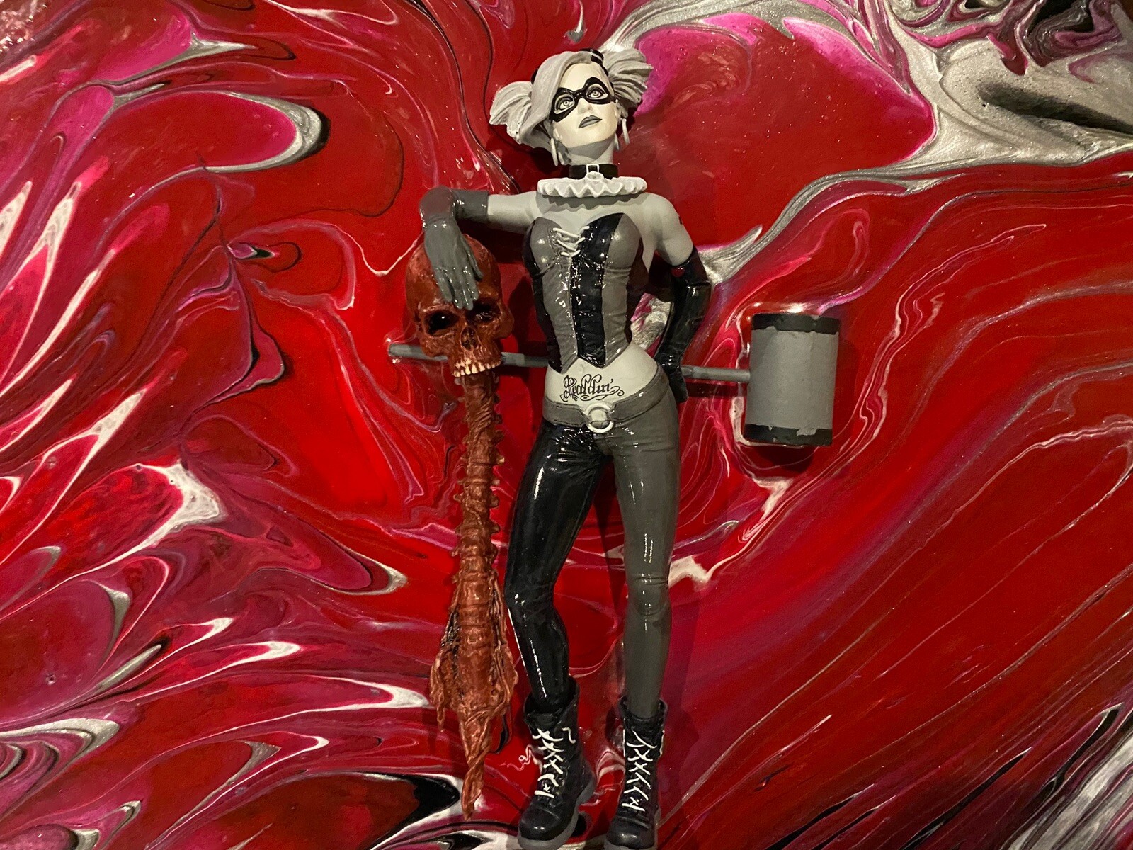 Harley Quinn Original Painting Art By Aaron Goodwin 1/1 Canvas Size ...