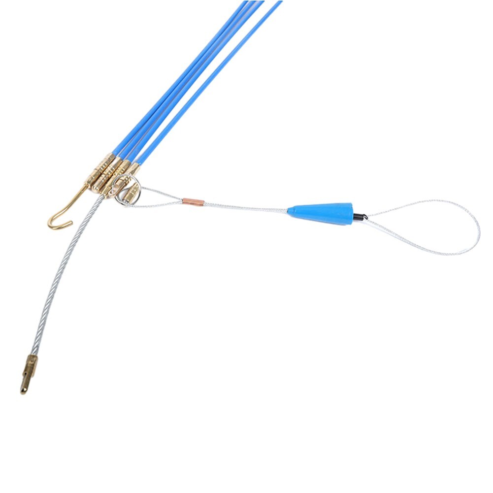 Threaded Fiberglass Electric Cable Threader 10 Rods x 33cm 4mm Cable ...