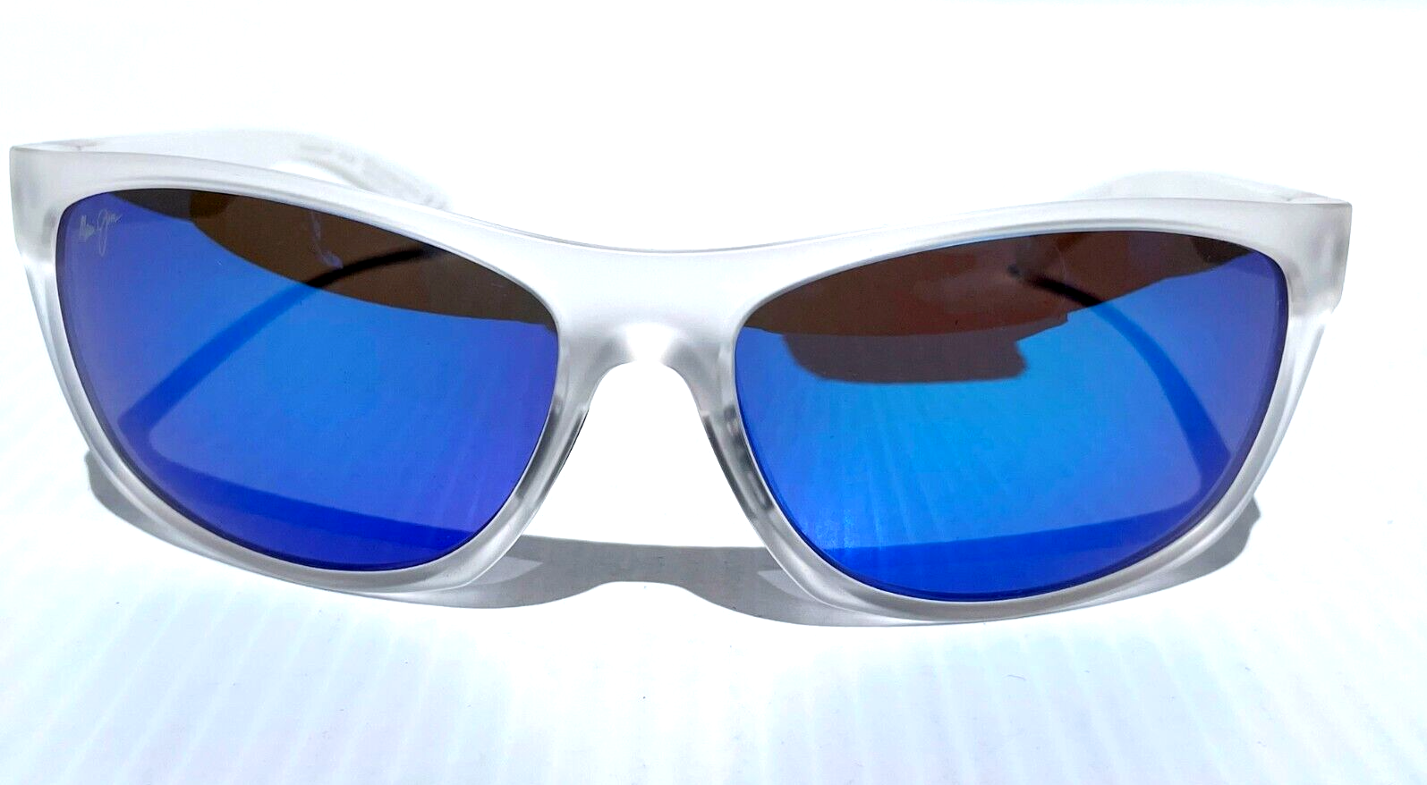 Maui Jim TUMBLELAND Crystal Clear POLARIZED Blue GLASS Lens Sunglass ...
