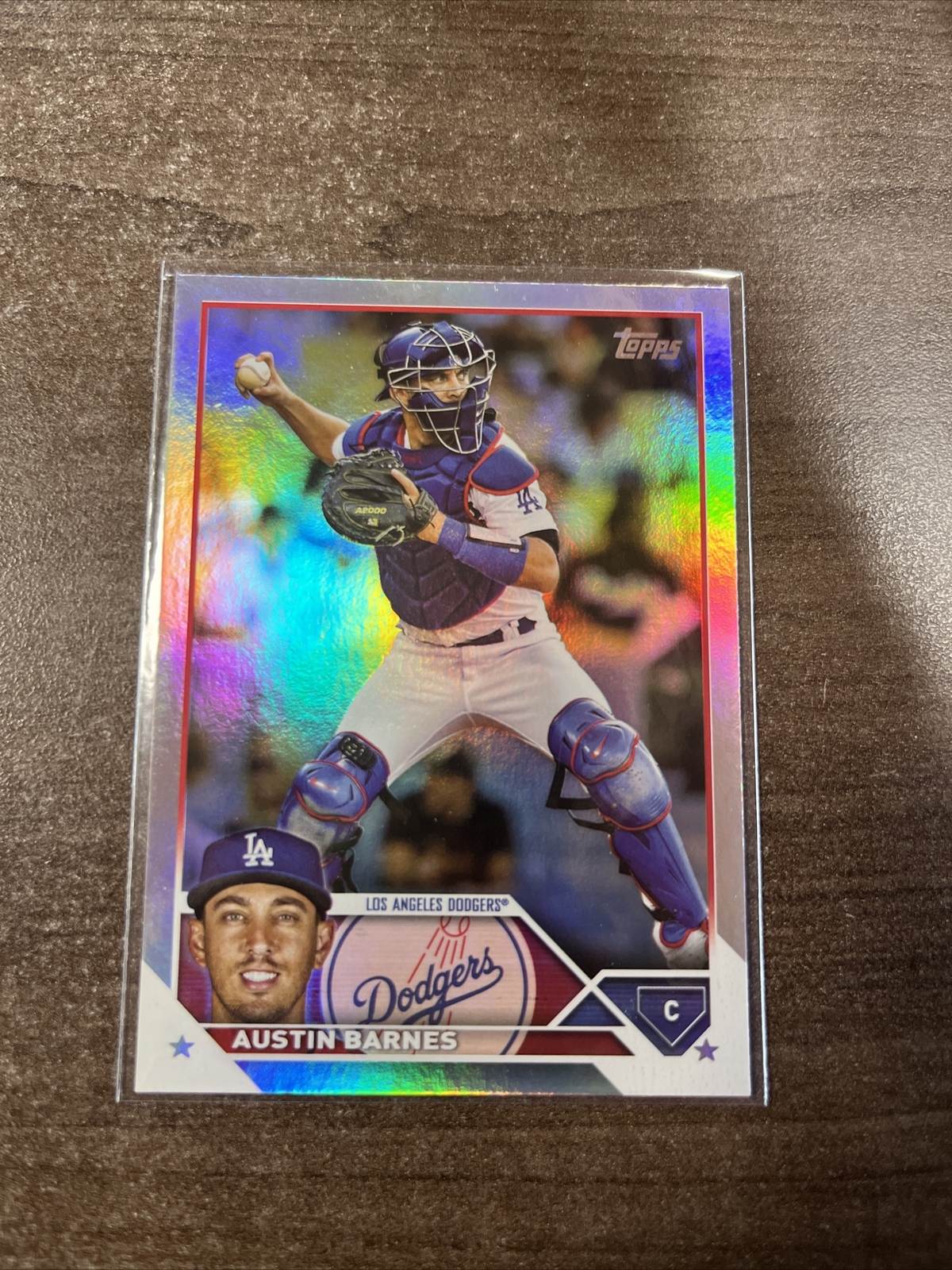 Austin Barnes Rainbow Foil Topps Series 2 2023 | eBay