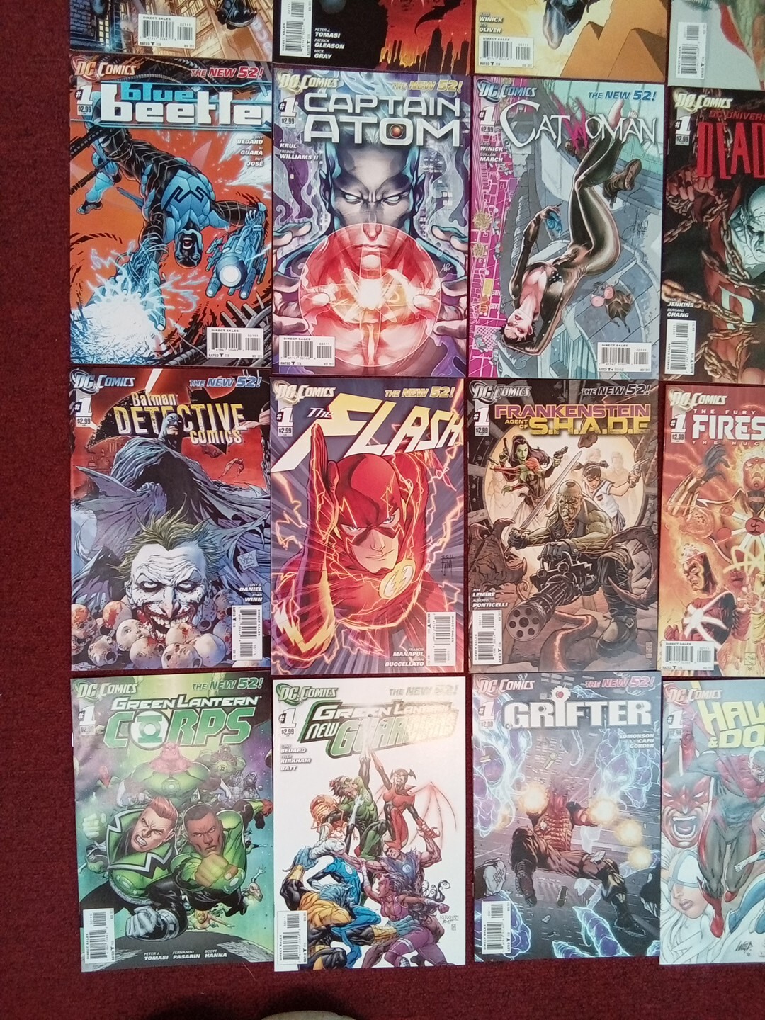 DC Comics N52 Complete Set Of First Issues! Perfect Collection Of New ...