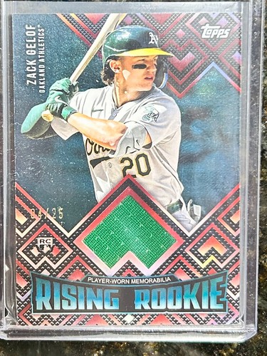 2024 Topps Update ZACK GELOF Rising Rookie RED Parallel Relic /25 | eBay