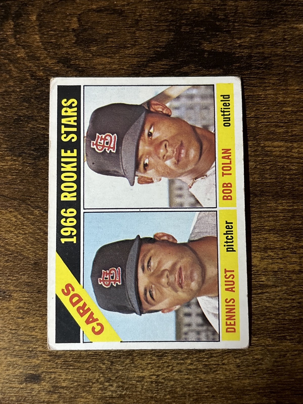 1966 Topps - 1966 Rookie Stars #179 Dennis Aust, Bobby Tolan (RC) for ...