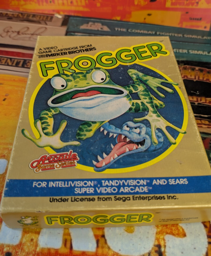 Frogger (1981) Intellivision (Modul,, Manual, Box) Classic 16-bit CIB ...