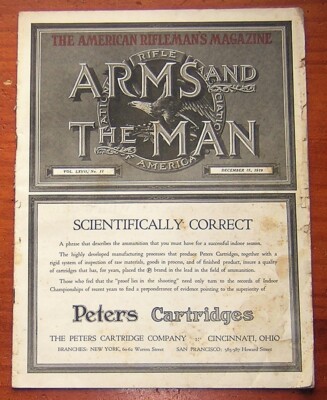 ARMS & MAN December 15, 1919 Rifleman's NRA Magazine Modern English H.V ...