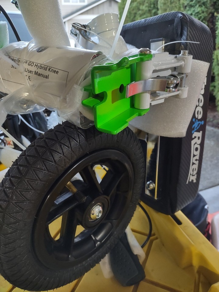 Knee Rover Go Hybrid- compact knee scooter with all-terrain wheels w ...