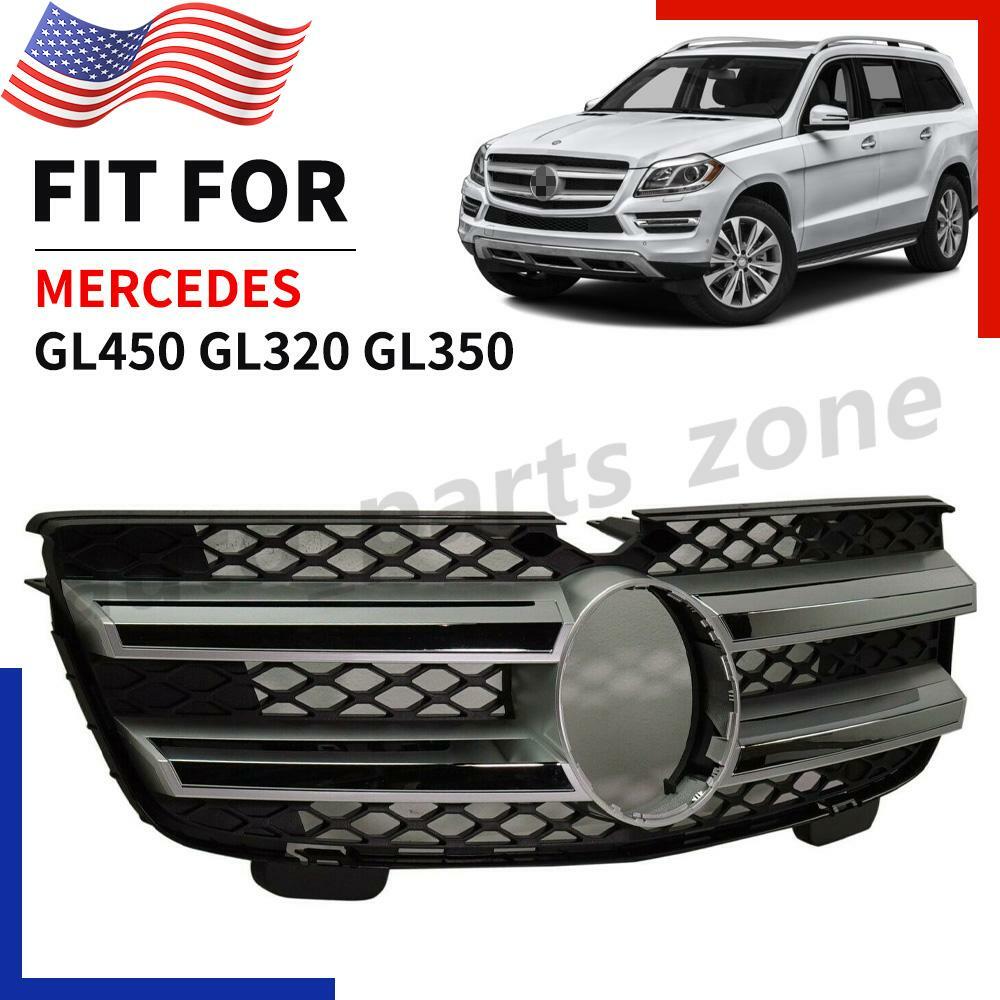 For 2007-2012 Mercedes-Benz GL450 Front Bumper Upper Grill Assembly ...