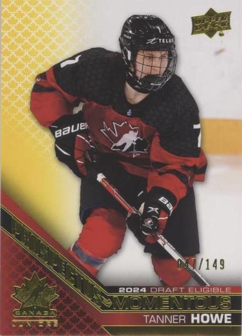 2022 Upper Deck Team Canada Juniors - Prospectus Momentous Tanner Howe ...