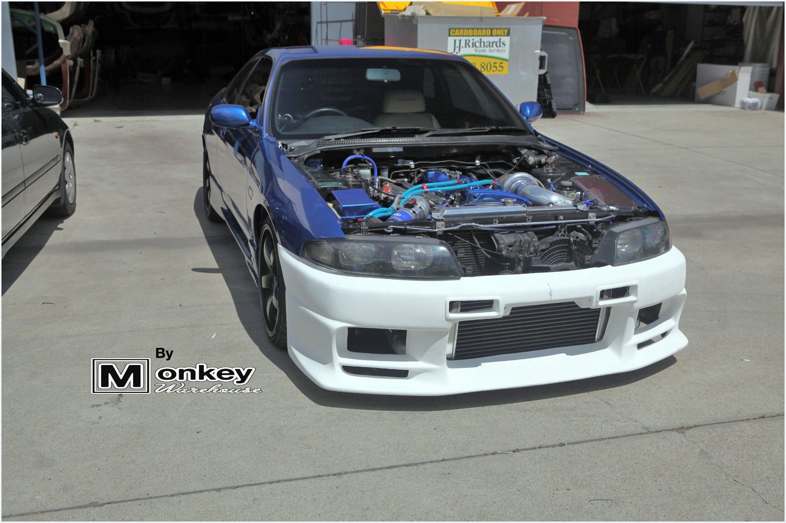 TOP SECRET FRONT BUMPER BODY KIT FOR NISSAN R33 SKYLINE GTS/GTS-T 2 ...