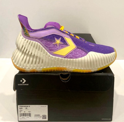 Converse All Star BB Prototype Yellow/Purple/White A03695C US M 9.5 W ...