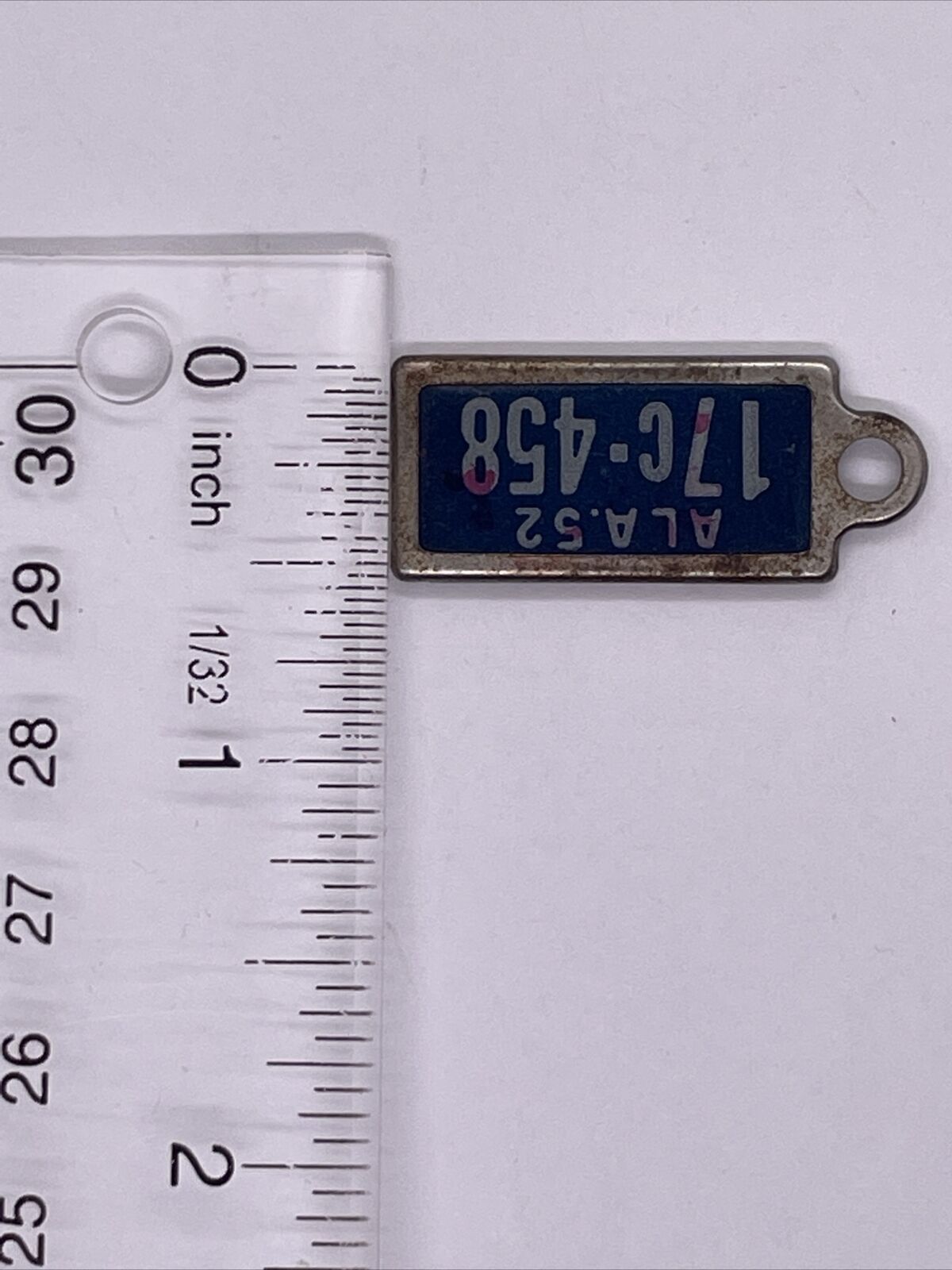 Vintage Postal Key Tag Disabled Veteran ALA.52 17c-458 Small, Alabama ...