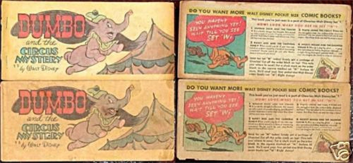 Y-3 DUMBO & CIRCUS MYSTERY F 1947 CHEERIOS CEREAL PREMIUM MINI GIVEAWAY ...