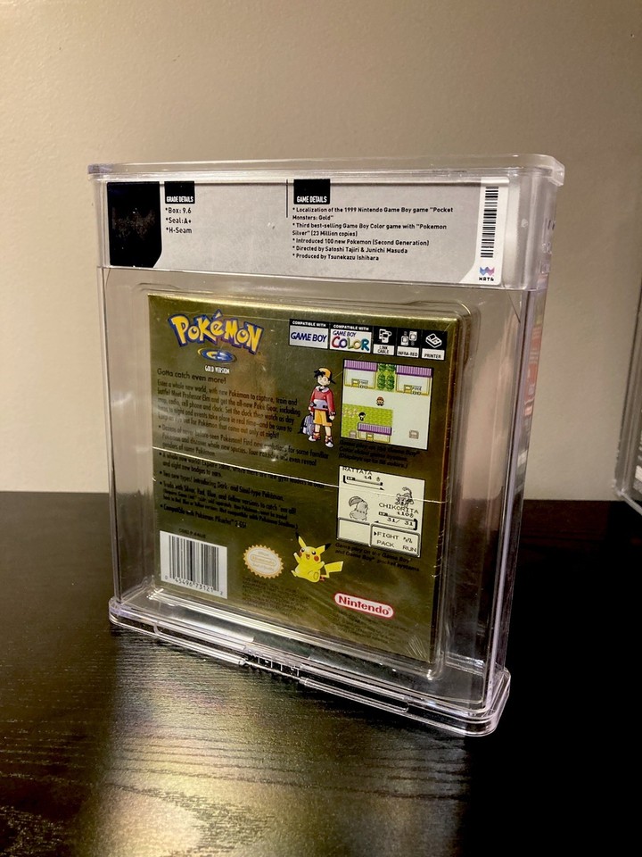 Pokemon Gold Version GBC WATA 9.6 A+ Sealed New | eBay
