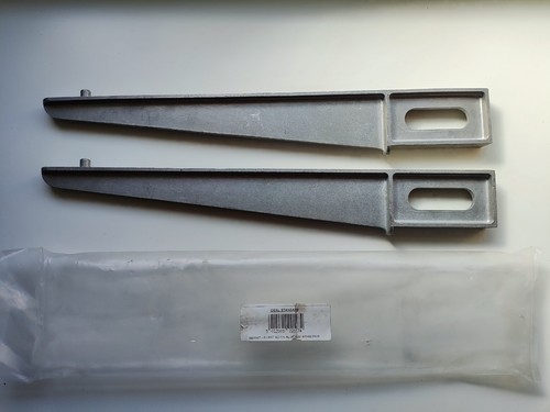 Ideal Standard Cleaner Sink Bottom Inlet Bracket x2 Aluminium 405mm ...
