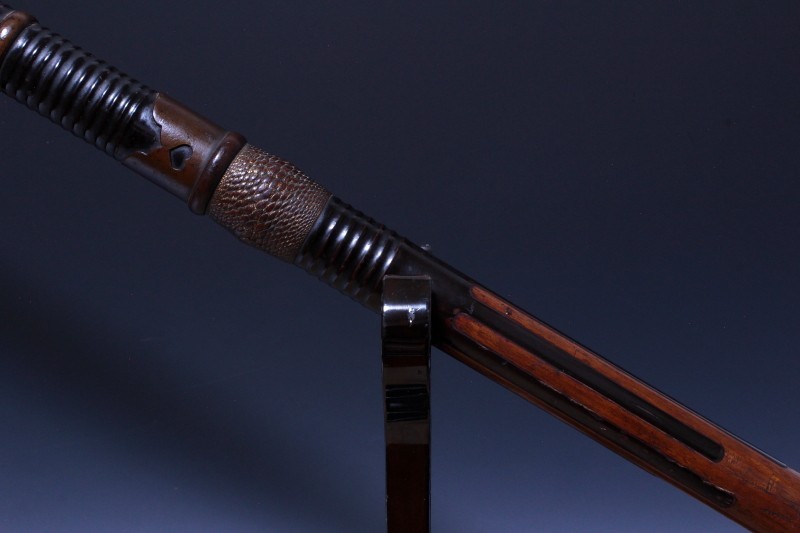 Japan Antique Edo 加州金澤住藤原兼則 halberd koshirae spear yoroi samurai katana ...