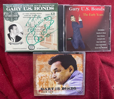 RARE! Gary U.S. Bonds! 3 CD lot -- ALL CDs AUTOGRAPHED! Way cool! | eBay