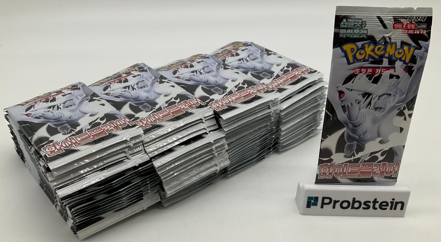 Lot of (100) Pokemon Korean SV11W White Flare Booster Packs Sealed | eBay