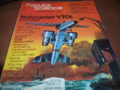 Popular Science Sept 1976 Nutcracker VTOL | eBay