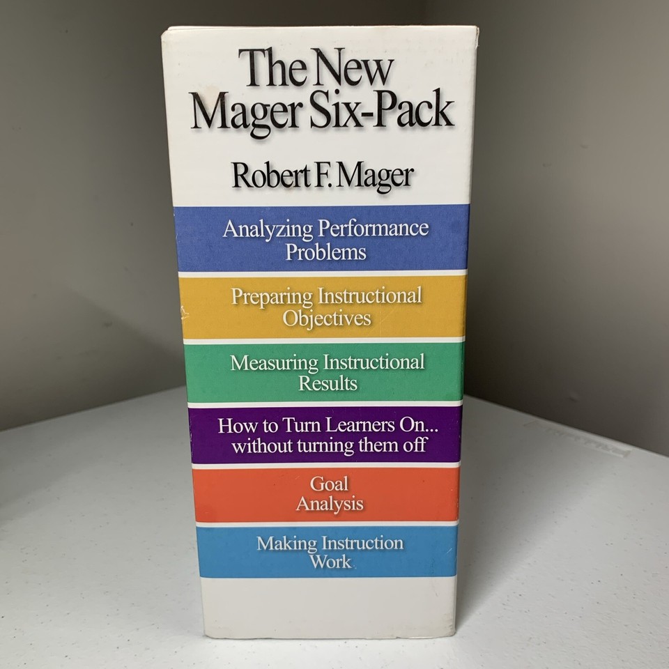 The New Mager Six-Pack by Robert F. Mager (1997, Paperback) 6 Book Set ...