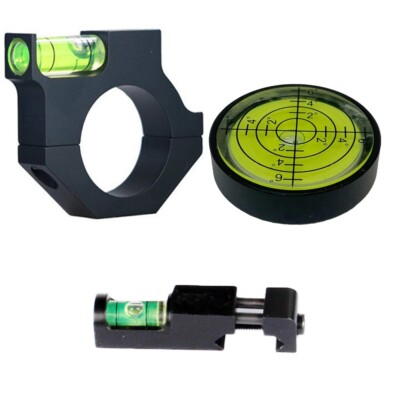 Rifle Scope Spirit Bubble Level combo with 1'' Ring Mount Holder ...