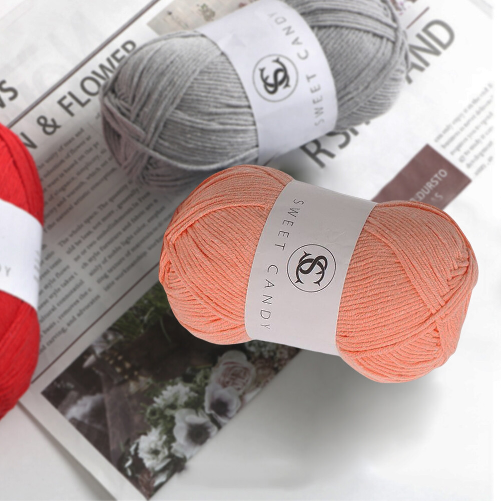 1 Roll Craft Yarn 100g Needlework DIY Thick Thread for Crocheting (11 ...