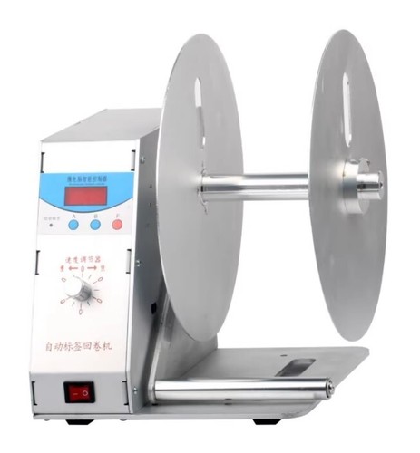 110V/220V Automatic Label Rewinder Machine Adjustable Two-way Tape ...