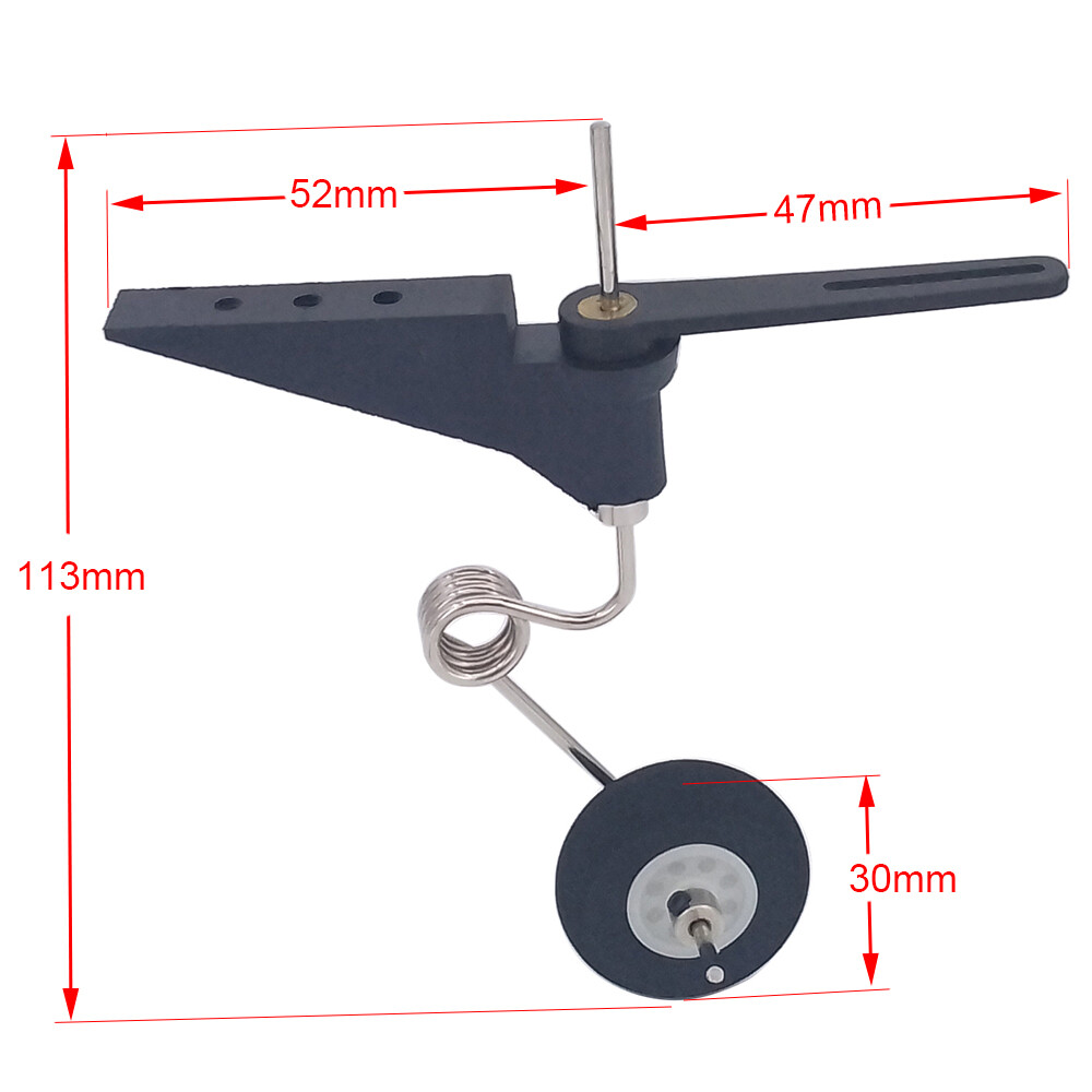 60-120 Size RC Airplane Tail-Wheel Tail wheel Bracket Assembly 30mm ...