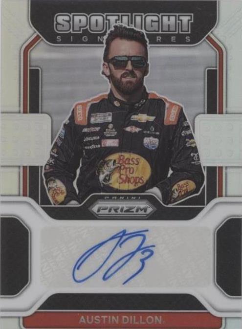 2022 Panini Prizm - Spotlight Signatures Austin Dillon #SS-AD (AU) for ...