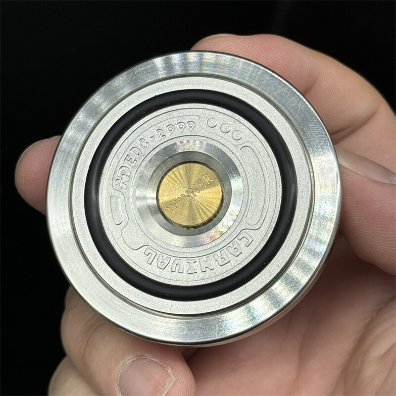 Number Roulette Fidget Spinner EDC Metal Adult Fidget Toy ADHD Hand ...