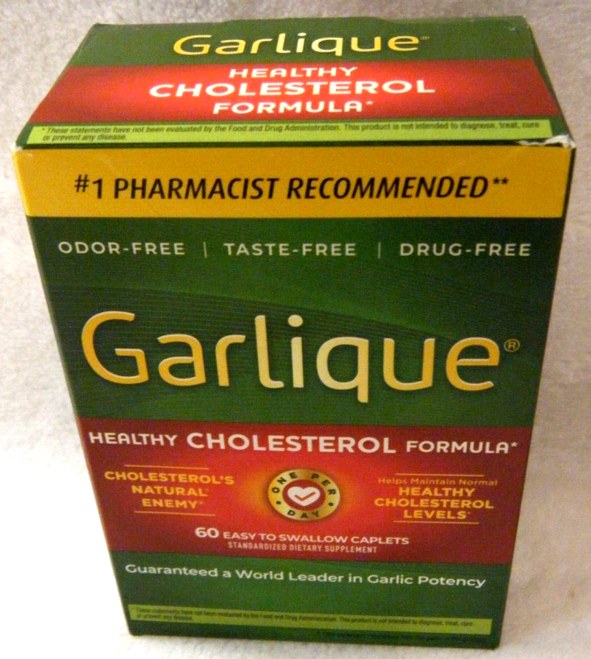 GARLIQUE HEALTHY CHOLESTEROL FORMULA 60ct FRESH EXP 02/27 | eBay