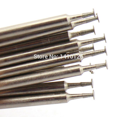 20Pcs 2 mm Super-Thin T Head Diamond Grinding Needle Bit Mounted Point ...