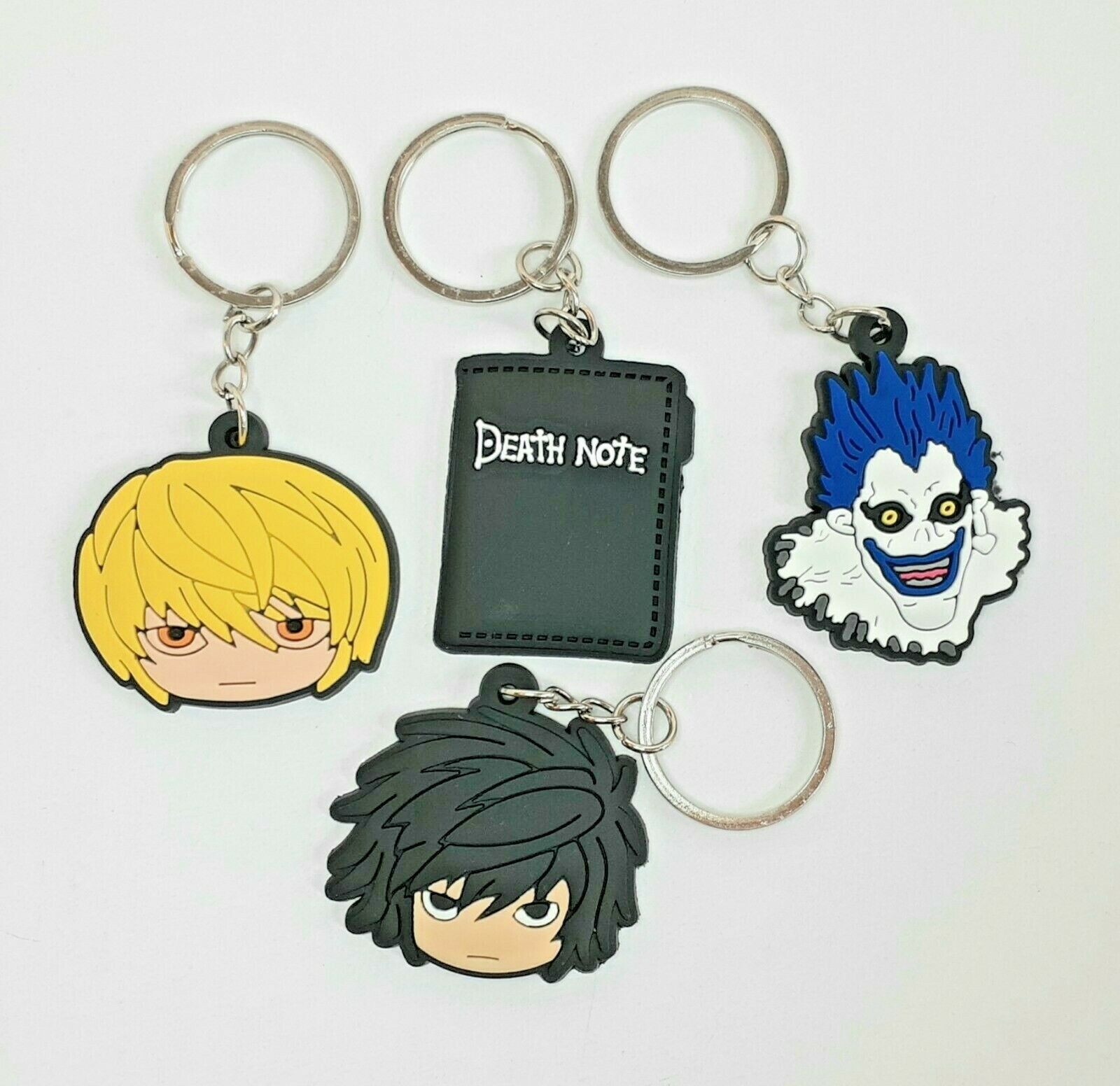Death Note Soft PVC Rubber Character bust Keychains NEW US SELLER | eBay