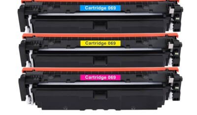 Compatible with Canon 069 Color Toner Cartridge 3 Set Colors Cyan ...