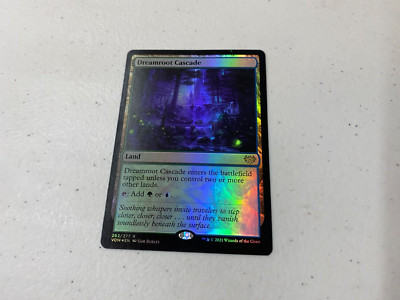 [Dreamroot Cascade VG/LP, FOIL English Innistrad: Crimson Vow MTG Magic ...