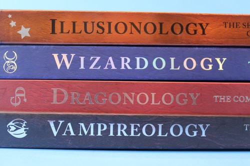 Set of 4 Hardback OLOGY Series Illusionology Wizardology Dragonology ...