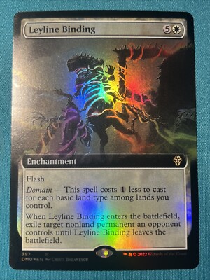 Leyline Binding (Extended Art) Dominaria United Foil | eBay