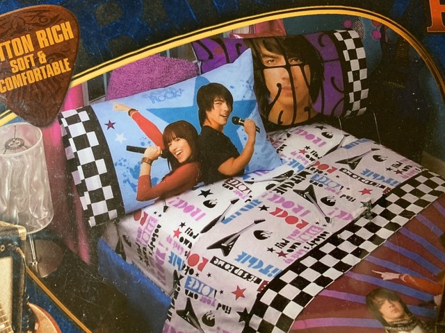 Disney Jonas Brothers Camp Rock 4-pc Bedding Sheet Set Size Full for ...