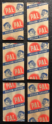 1950s Lot of 6 Wrapped Pal Hollow Ground Razor Blades - New York "New ...