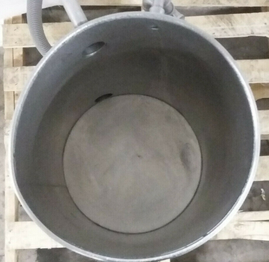 50 Gallon Stainless Steel Open Top Vertical Mix Tank In/Out Ports ...