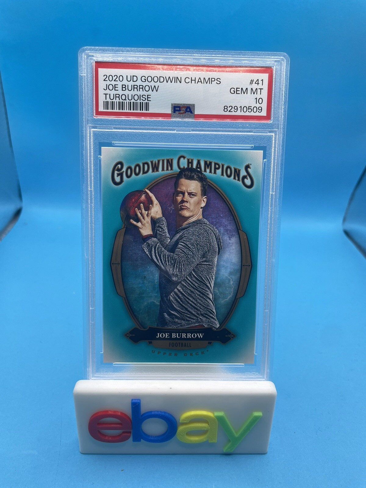 2020 Upper Deck Goodwin Champions - Turquoise #41 Joe Burrow (RC) | eBay