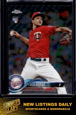 2018 Topps Chrome #127 Felix Jorge | eBay