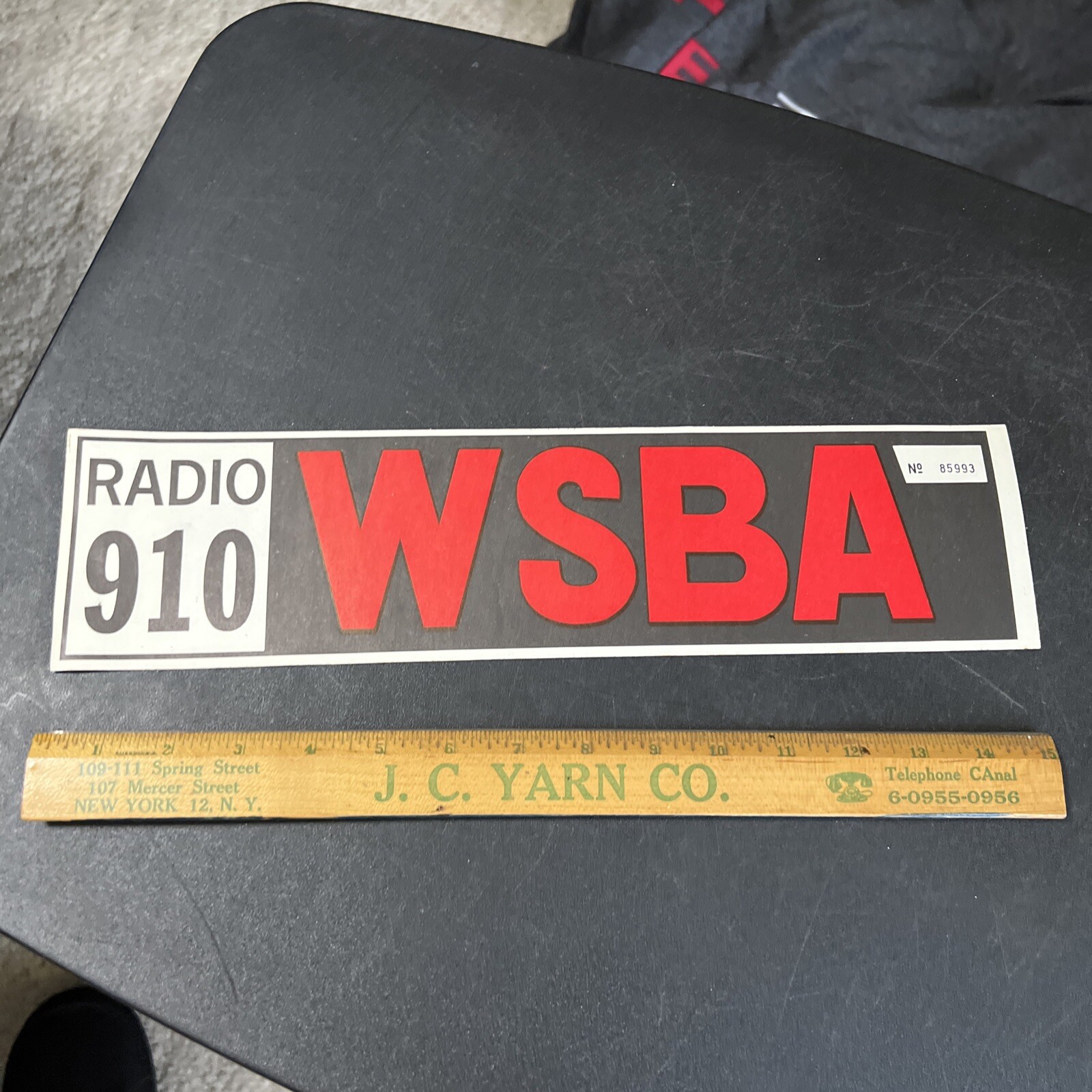 Vintage 1970s York Pa Radio Station Bumper Sticker WSBA Radio 910 | eBay